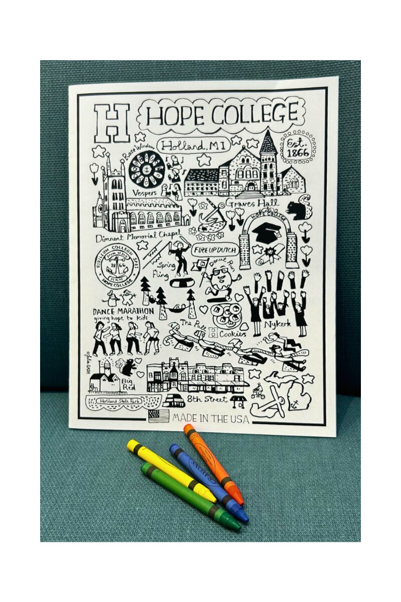hope college coloring pages