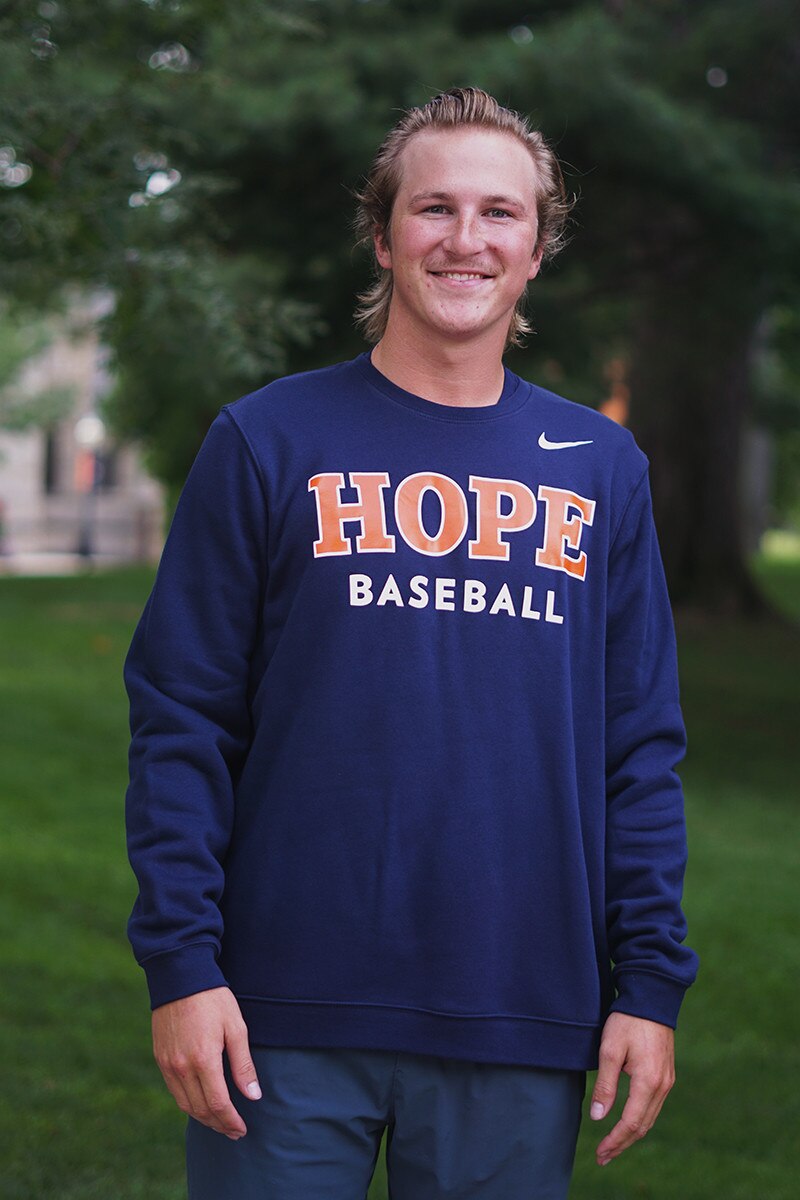 Nike Sport Specific Club Fleece Crew Baseball | Hope College Bookstore